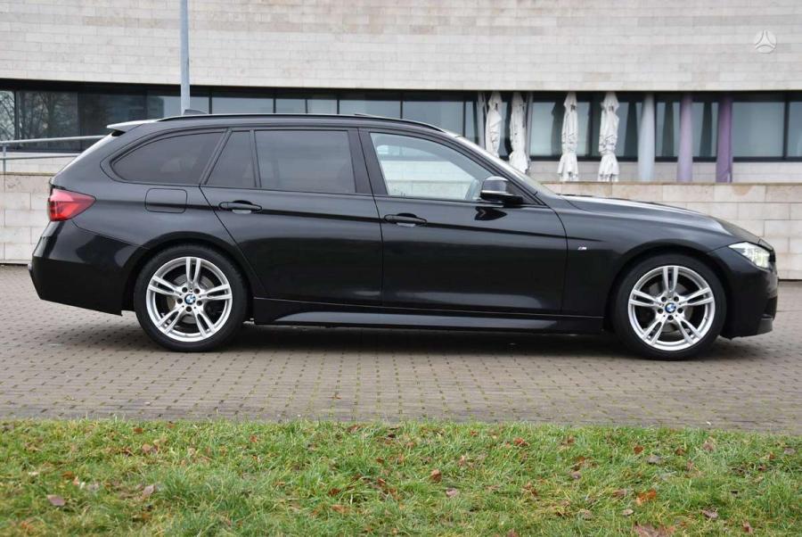 Black BMW 320 2018 in Vilnius, with an engine capacity of 2.00 L and mileage of 321 thousand km for 12800 €, photo 10 on AUTOMOTO.COM.LV