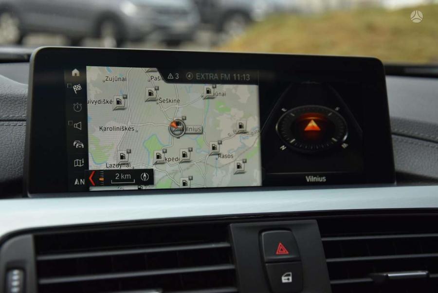 Black BMW 320 2018 in Vilnius, with an engine capacity of 2.00 L and mileage of 321 thousand km for 12800 €, photo 14 on AUTOMOTO.COM.LV