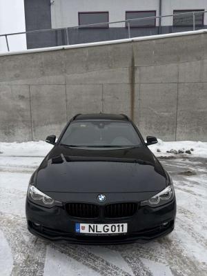 Black BMW 320 2018 in Vilnius, with an engine capacity of 2.00 L and mileage of 267 thousand km for 14330 €, photo 2 on AUTOMOTO.COM.LV