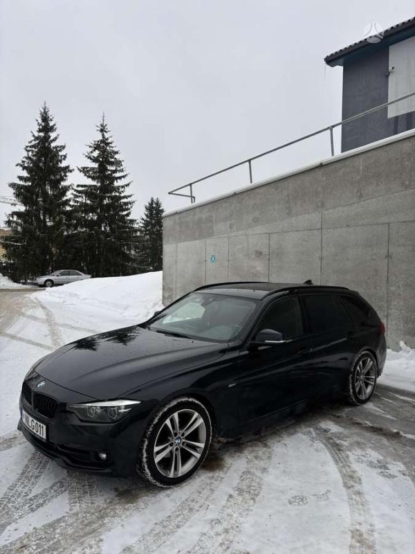 Black BMW 320 2018 in Vilnius, with an engine capacity of 2.00 L and mileage of 267 thousand km for 14330 €, photo 4 on AUTOMOTO.COM.LV
