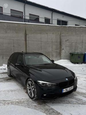Black BMW 320 2018 in Vilnius, with an engine capacity of 2.00 L and mileage of 267 thousand km for 14330 €, photo 5 on AUTOMOTO.COM.LV