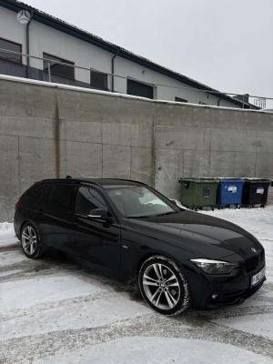 Black BMW 320 2018 in Vilnius, with an engine capacity of 2.00 L and mileage of 267 thousand km for 14330 €, photo 6 on AUTOMOTO.COM.LV