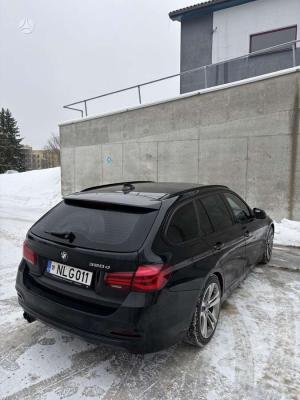 Black BMW 320 2018 in Vilnius, with an engine capacity of 2.00 L and mileage of 267 thousand km for 14330 €, photo 8 on AUTOMOTO.COM.LV