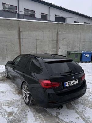 Black BMW 320 2018 in Vilnius, with an engine capacity of 2.00 L and mileage of 267 thousand km for 14330 €, photo 10 on AUTOMOTO.COM.LV