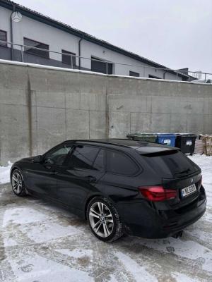 Black BMW 320 2018 in Vilnius, with an engine capacity of 2.00 L and mileage of 267 thousand km for 14330 €, photo 11 on AUTOMOTO.COM.LV