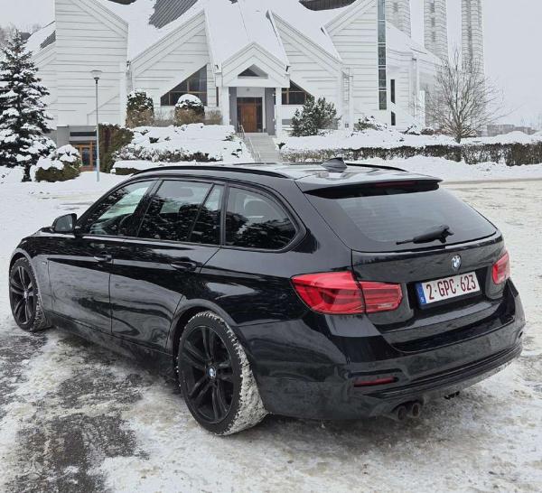 Black BMW 320 2018 in Elektrenai, with an engine capacity of 2.00 L and mileage of 322 thousand km for 12450 €, photo 3 on AUTOMOTO.COM.LV