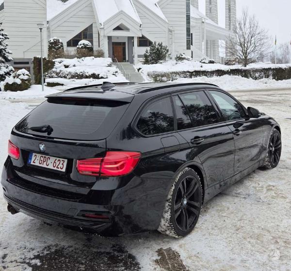 Black BMW 320 2018 in Elektrenai, with an engine capacity of 2.00 L and mileage of 322 thousand km for 12450 €, photo 4 on AUTOMOTO.COM.LV