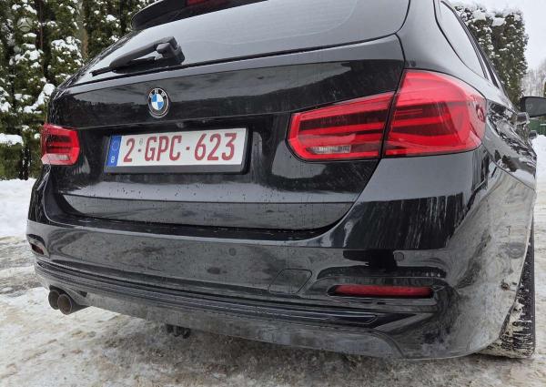 Black BMW 320 2018 in Elektrenai, with an engine capacity of 2.00 L and mileage of 322 thousand km for 12450 €, photo 10 on AUTOMOTO.COM.LV