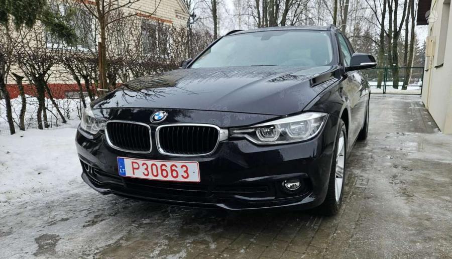 Black BMW 320 2018 in Kaisiadorys, with an engine capacity of 2.00 L and mileage of 224 thousand km for 10200 €, photo 1 on AUTOMOTO.COM.LV