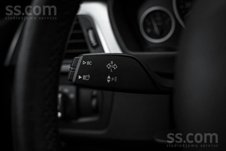 Black BMW 320 2018 in Riga, with an engine capacity of 2.00 L and mileage of 192 thousand km for 16450 €, photo 17 on AUTOMOTO.COM.LV