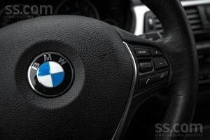 Black BMW 320 2018 in Riga, with an engine capacity of 2.00 L and mileage of 192 thousand km for 16450 €, photo 20 on AUTOMOTO.COM.LV