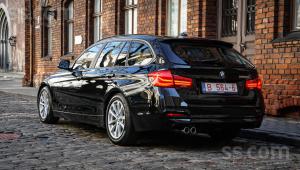 Black BMW 320 2018 in Riga, with an engine capacity of 2.00 L and mileage of 292 thousand km for 10950 €, photo 4 on AUTOMOTO.COM.LV