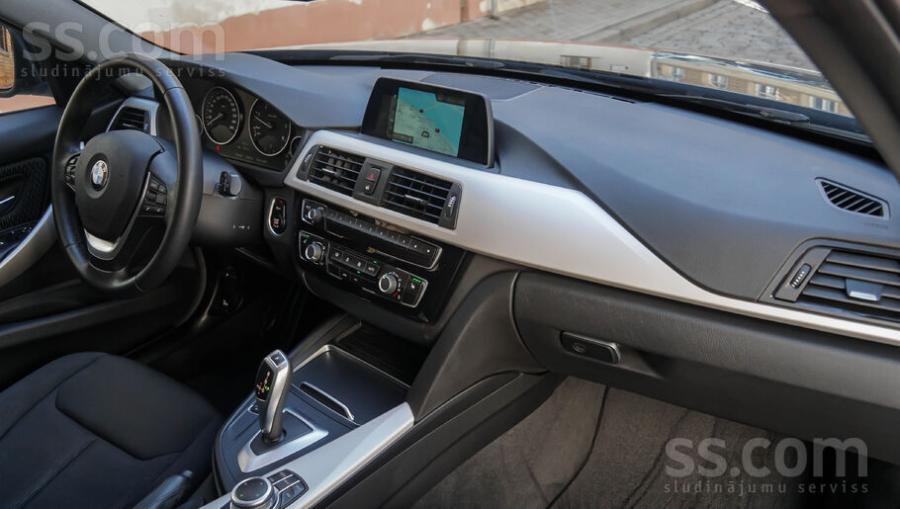 Black BMW 320 2018 in Riga, with an engine capacity of 2.00 L and mileage of 292 thousand km for 10950 €, photo 14 on AUTOMOTO.COM.LV