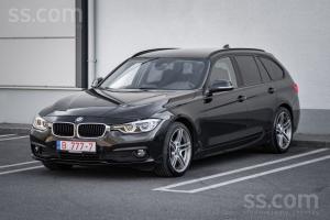 Black BMW 320 2018 in Riga, with an engine capacity of 2.00 L and mileage of 98 thousand km for 18500 €, photo  on AUTOMOTO.COM.LV