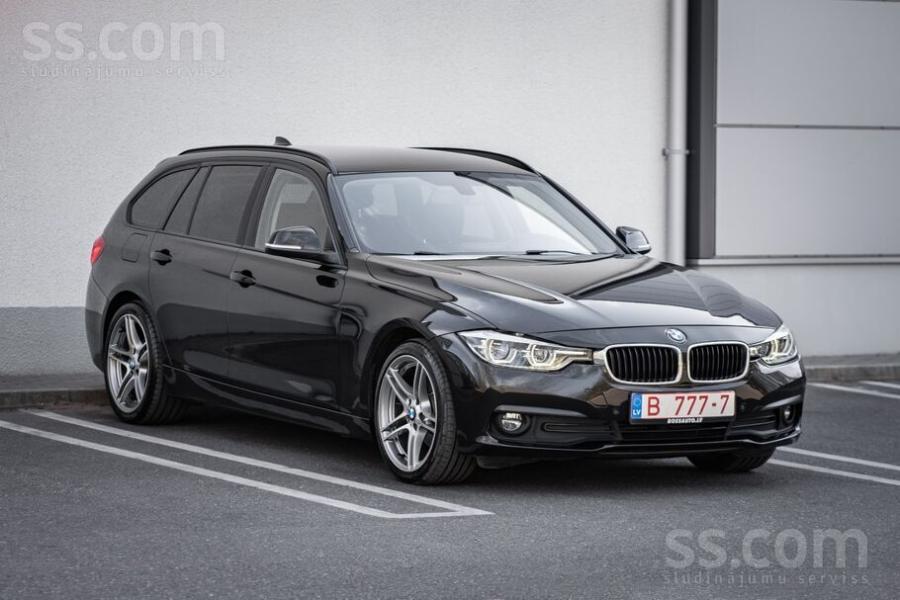 Black BMW 320 2018 in Riga, with an engine capacity of 2.00 L and mileage of 98 thousand km for 18500 €, photo 4 on AUTOMOTO.COM.LV