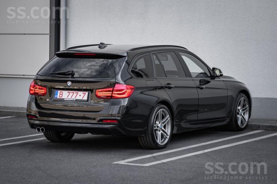 Black BMW 320 2018 in Riga, with an engine capacity of 2.00 L and mileage of 98 thousand km for 18500 €, photo 5 on AUTOMOTO.COM.LV