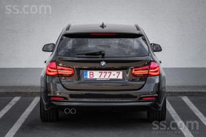 Black BMW 320 2018 in Riga, with an engine capacity of 2.00 L and mileage of 98 thousand km for 18500 €, photo 6 on AUTOMOTO.COM.LV