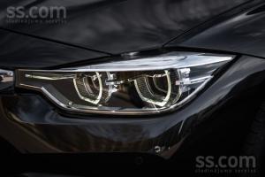Black BMW 320 2018 in Riga, with an engine capacity of 2.00 L and mileage of 98 thousand km for 18500 €, photo 8 on AUTOMOTO.COM.LV
