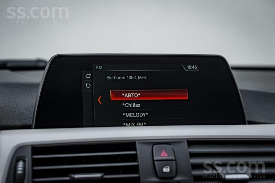 Black BMW 320 2018 in Riga, with an engine capacity of 2.00 L and mileage of 98 thousand km for 18500 €, photo 23 on AUTOMOTO.COM.LV
