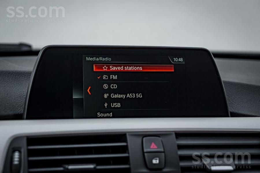 Black BMW 320 2018 in Riga, with an engine capacity of 2.00 L and mileage of 98 thousand km for 18500 €, photo 24 on AUTOMOTO.COM.LV
