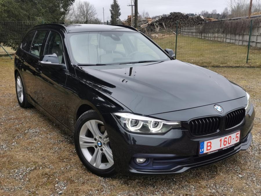 Black BMW 320 2018 in Riga, with an engine capacity of 2.00 L and mileage of 223 thousand km for 13900 €, photo 4 on AUTOMOTO.COM.LV