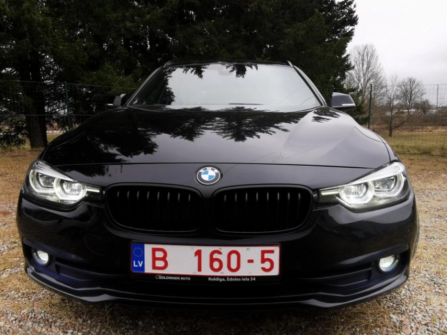 Black BMW 320 2018 in Riga, with an engine capacity of 2.00 L and mileage of 223 thousand km for 13900 €, photo 11 on AUTOMOTO.COM.LV
