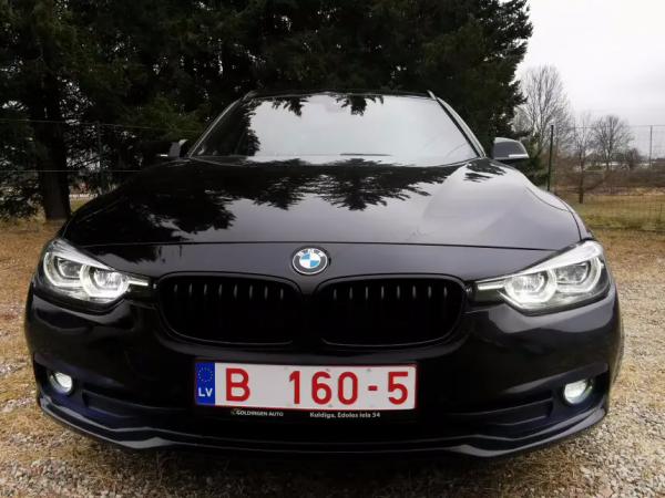 Black BMW 320 2018 in Kuldiga, with an engine capacity of 2.00 L and mileage of 223 thousand km for 13900 €, photo 10 on AUTOMOTO.COM.LV