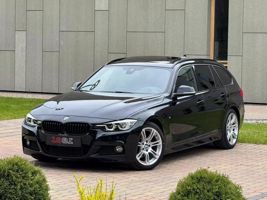 Black BMW 320 2018 in Riga, with an engine capacity of 2.00 L and mileage of 198 thousand km for 4900 €, photo 1 on AUTOMOTO.COM.LV