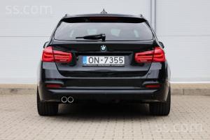Black BMW 320 2018 in Riga, with an engine capacity of 2.00 L and mileage of 222 thousand km for 12495 €, photo 7 on AUTOMOTO.COM.LV