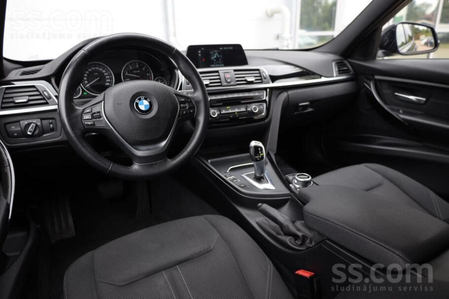 Black BMW 320 2018 in Riga, with an engine capacity of 2.00 L and mileage of 222 thousand km for 12495 €, photo 10 on AUTOMOTO.COM.LV