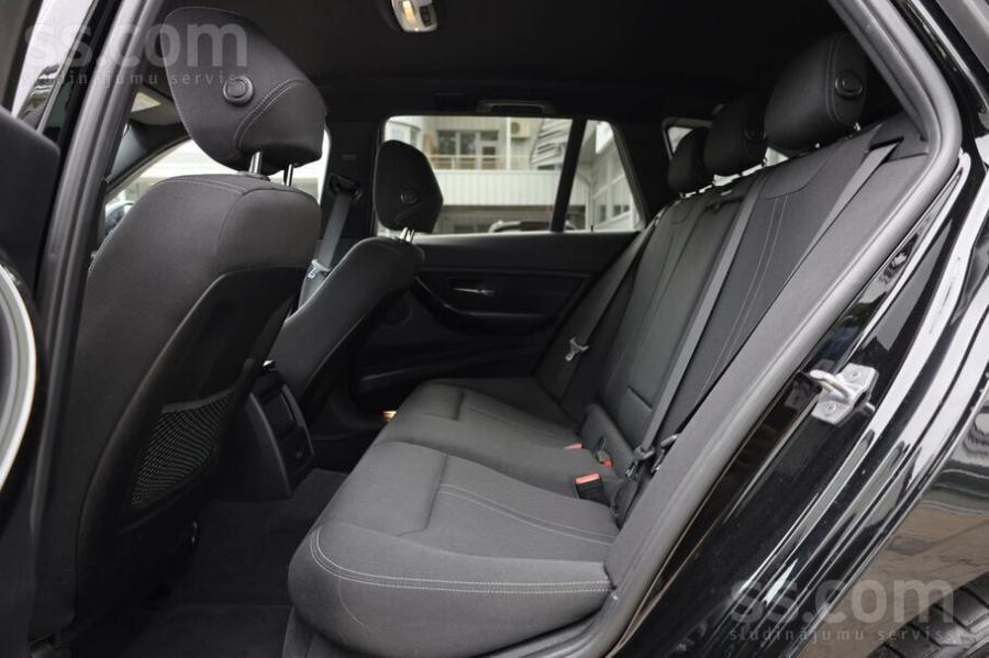 Black BMW 320 2018 in Riga, with an engine capacity of 2.00 L and mileage of 222 thousand km for 12495 €, photo 16 on AUTOMOTO.COM.LV