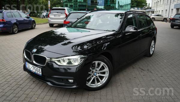 Black BMW 320 2018 in Riga, with an engine capacity of 2.00 L and mileage of 292 thousand km for 9950 €, photo 4 on AUTOMOTO.COM.LV