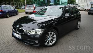 Black BMW 320 2018 in Riga, with an engine capacity of 2.00 L and mileage of 292 thousand km for 9950 €, photo 5 on AUTOMOTO.COM.LV