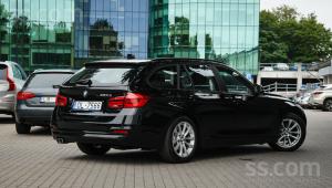 Black BMW 320 2018 in Riga, with an engine capacity of 2.00 L and mileage of 292 thousand km for 9950 €, photo 6 on AUTOMOTO.COM.LV