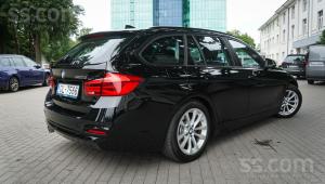 Black BMW 320 2018 in Riga, with an engine capacity of 2.00 L and mileage of 292 thousand km for 9950 €, photo 7 on AUTOMOTO.COM.LV