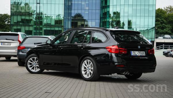 Black BMW 320 2018 in Riga, with an engine capacity of 2.00 L and mileage of 292 thousand km for 9950 €, photo 7 on AUTOMOTO.COM.LV