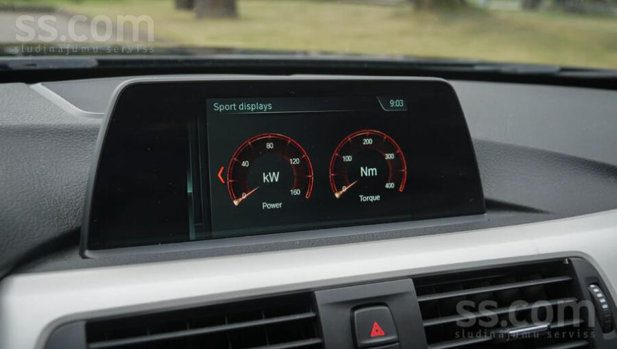 Black BMW 320 2018 in Riga, with an engine capacity of 2.00 L and mileage of 292 thousand km for 9950 €, photo 22 on AUTOMOTO.COM.LV
