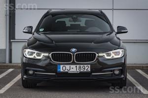 Black BMW 320 2018 in Riga, with an engine capacity of 2.00 L and mileage of 192 thousand km for 14995 €, photo 3 on AUTOMOTO.COM.LV
