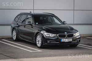 Black BMW 320 2018 in Riga, with an engine capacity of 2.00 L and mileage of 192 thousand km for 14995 €, photo 4 on AUTOMOTO.COM.LV