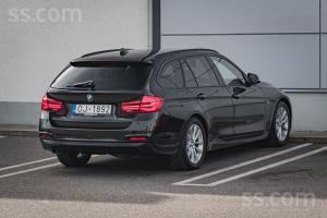 Black BMW 320 2018 in Riga, with an engine capacity of 2.00 L and mileage of 192 thousand km for 14995 €, photo 5 on AUTOMOTO.COM.LV
