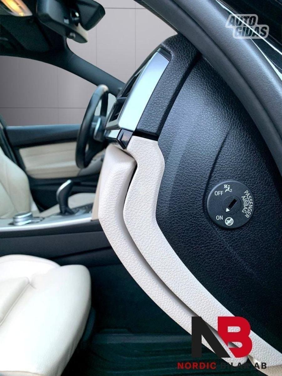 Black BMW 320 2019 in Kaunas, with an engine capacity of 0.00 L and mileage of 95 thousand km for 27009 €, photo 13 on AUTOMOTO.COM.LV