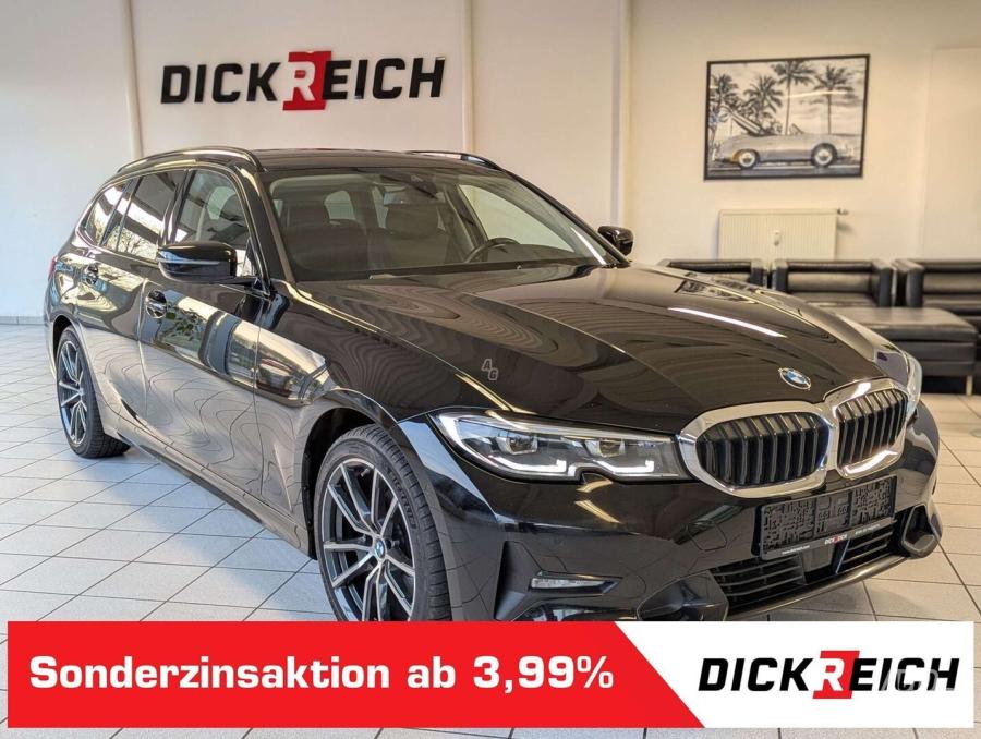 Black BMW 320 2019 in Kaunas, with an engine capacity of 2.00 L and mileage of 94 thousand km for 26469 €, photo 1 on AUTOMOTO.COM.LV