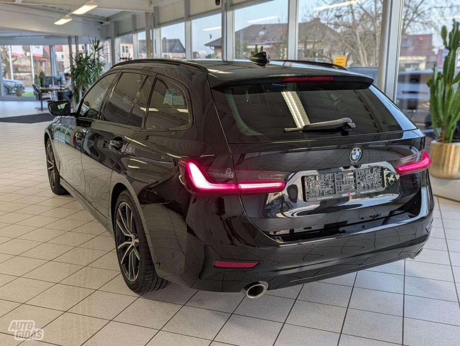 Black BMW 320 2019 in Kaunas, with an engine capacity of 2.00 L and mileage of 94 thousand km for 26469 €, photo 5 on AUTOMOTO.COM.LV