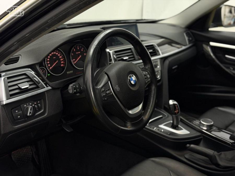 Black BMW 320 2019 in Avizieniai, with an engine capacity of 2.00 L and mileage of 277 thousand km for 12890 €, photo 9 on AUTOMOTO.COM.LV