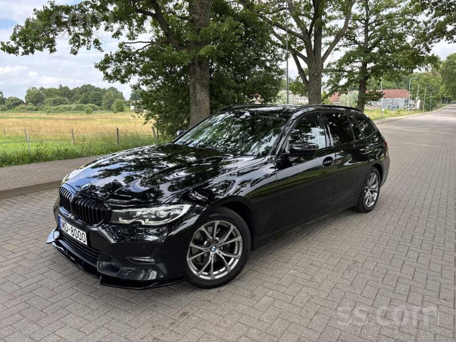 Black BMW 320 2019 in Valmiera, with an engine capacity of 2.00 L and mileage of 366 thousand km for 16700 €, photo 4 on AUTOMOTO.COM.LV