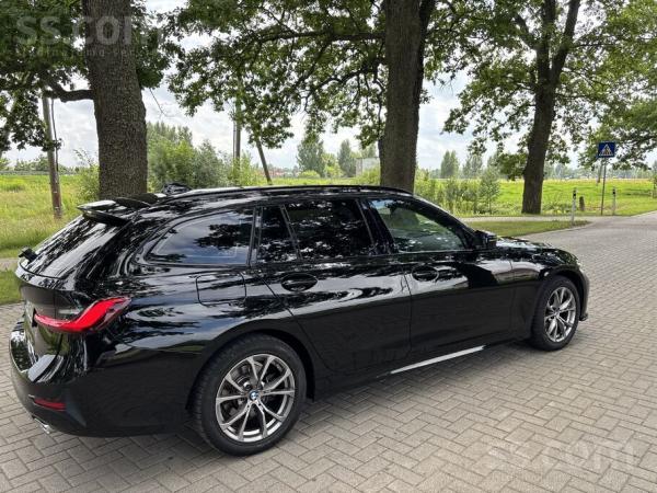 Black BMW 320 2019 in Valmiera, with an engine capacity of 2.00 L and mileage of 366 thousand km for 16700 €, photo 6 on AUTOMOTO.COM.LV
