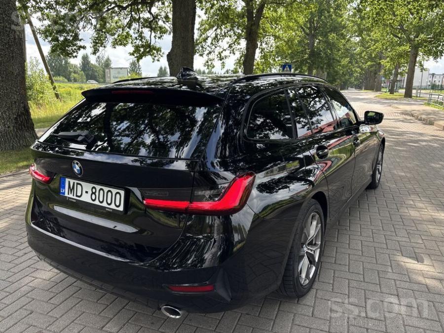 Black BMW 320 2019 in Valmiera, with an engine capacity of 2.00 L and mileage of 366 thousand km for 16700 €, photo 8 on AUTOMOTO.COM.LV
