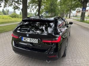 Black BMW 320 2019 in Valmiera, with an engine capacity of 2.00 L and mileage of 366 thousand km for 16700 €, photo 10 on AUTOMOTO.COM.LV