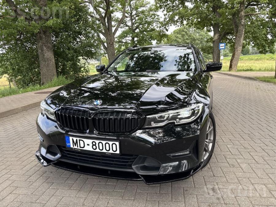 Black BMW 320 2019 in Valmiera, with an engine capacity of 2.00 L and mileage of 366 thousand km for 16700 €, photo 18 on AUTOMOTO.COM.LV