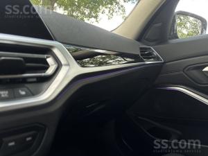 Black BMW 320 2019 in Valmiera, with an engine capacity of 2.00 L and mileage of 366 thousand km for 16700 €, photo 34 on AUTOMOTO.COM.LV